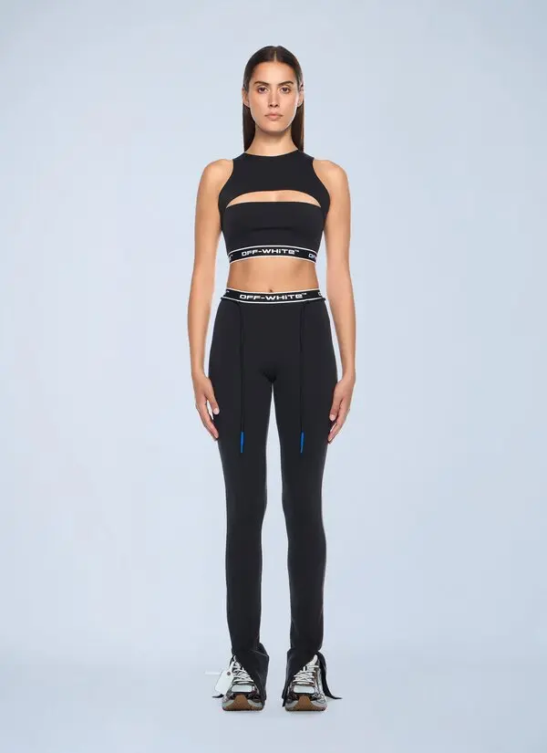 Off-White Logo Motif Cut Out Top