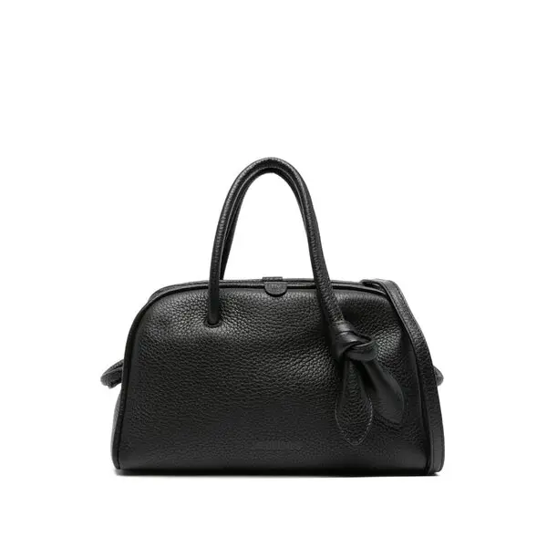 Jacquemus Grained Calfskin Tote Bag - Black