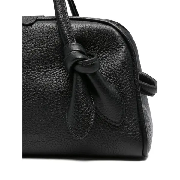 Jacquemus Grained Calfskin Tote Bag - Black