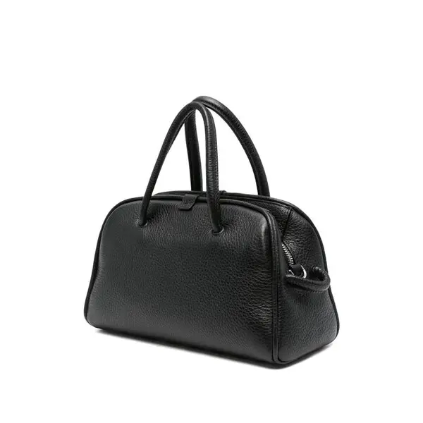 Jacquemus Grained Calfskin Tote Bag - Black