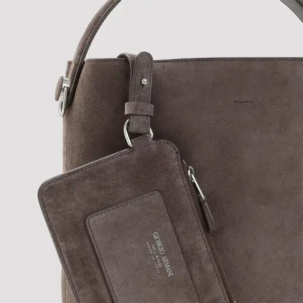 Giorgio Armani Suede Shoulder Bag - Multicolor