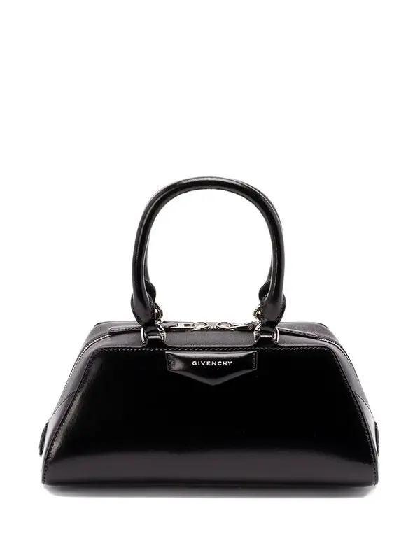 Givenchy Mini Antigona East-west Bag In Box Leather - Black