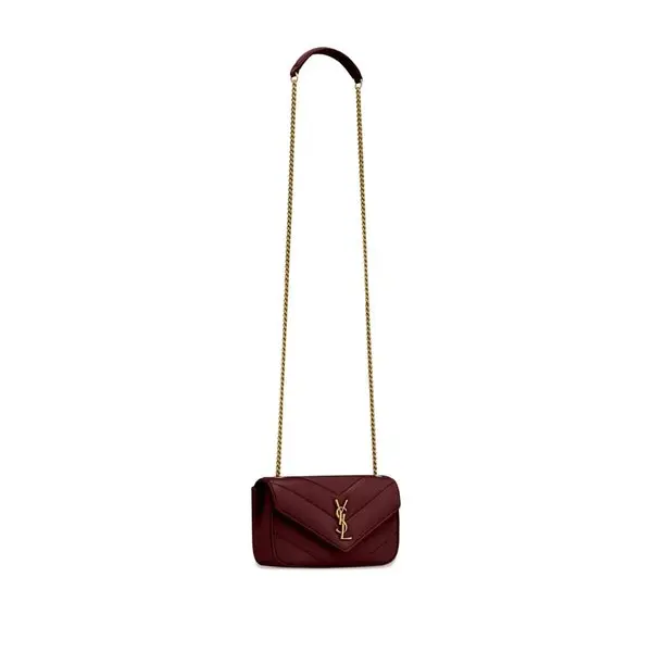 Saint Laurent Chevron Quilting Shoulder Bag