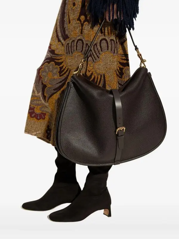Etro Buckle-fastening Extra-large Leather Shoulder Bag