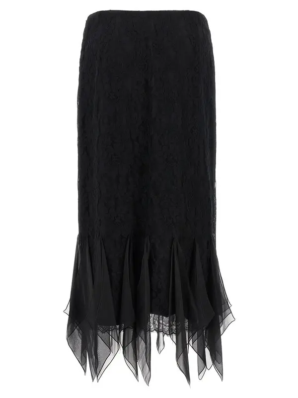 Valentino Garavani Lace Midi Skirt