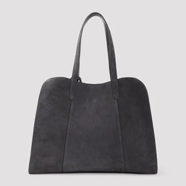 Giorgio Armani Suede Shoulder Bag - Gray