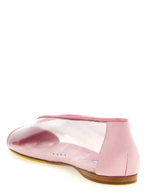 Moschino Pvc Ballet Flats - Pink