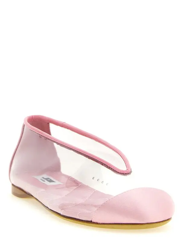 Moschino Pvc Ballet Flats - Pink