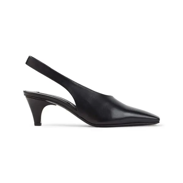 Giorgio Armani Nappa Slingback Pumps - Black