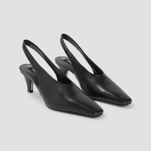 Giorgio Armani Nappa Slingback Pumps