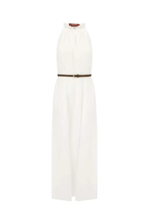 Max Mara Halter Belted Dress - Multicolor