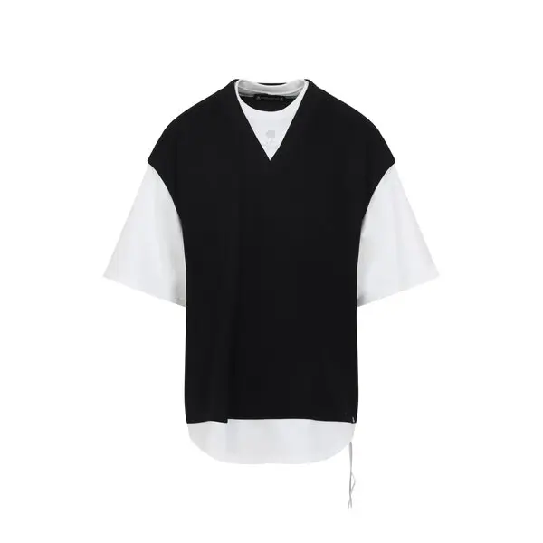 MASTERMIND WORLD Layered Short Sleeves Vest Tee