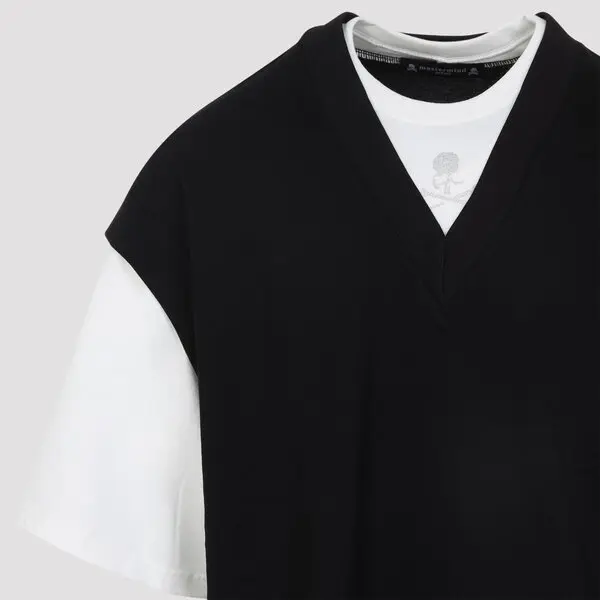 MASTERMIND WORLD Layered Short Sleeves Vest Tee