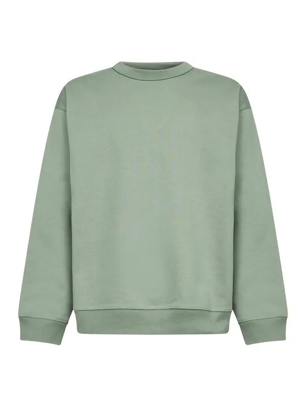 Dries Van Noten Sage Green Cotton Oversized Sweatshirt - Multicolor