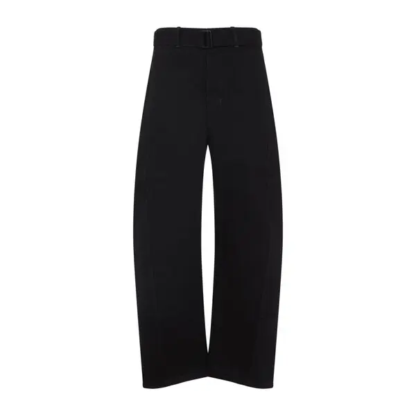 LEMAIRE Twisted Belted Pants - Black