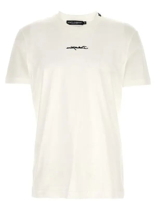 Dolce & Gabbana Logo Patch T-shirt - White