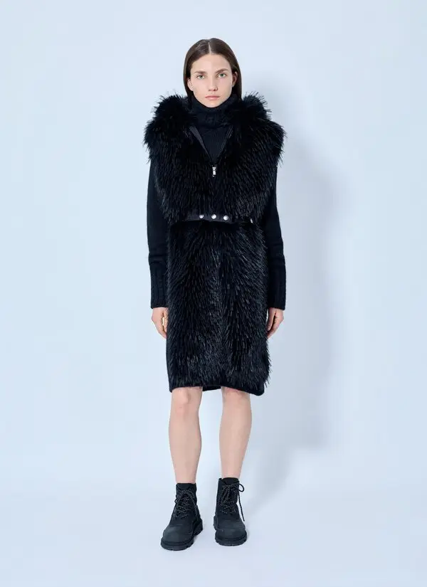 Moncler Textured Wool-blend Coat