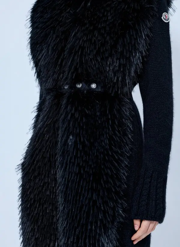 Moncler Textured Wool-blend Coat