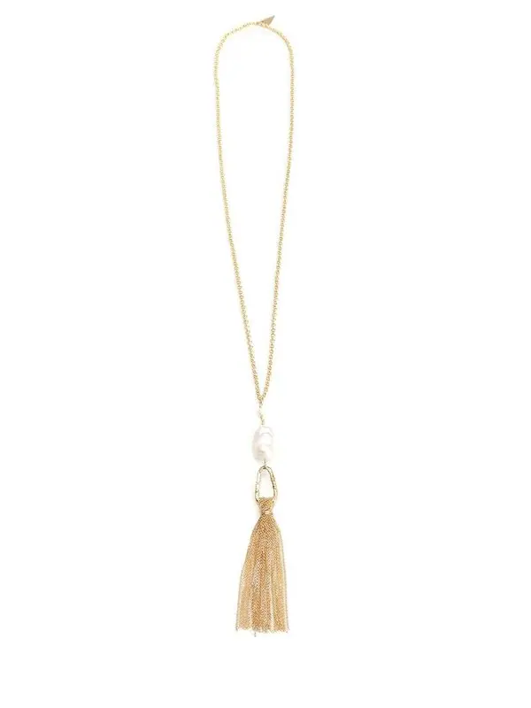 FORTE_FORTE Tassel Detail Necklace - Gold