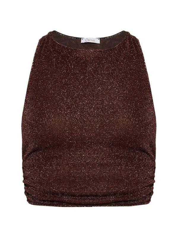 Oseree Lumière Multi-ring Top - Brown