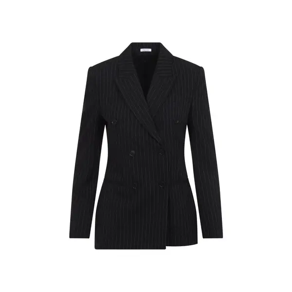 Alexander McQueen Pinstripe Lurex Jacket