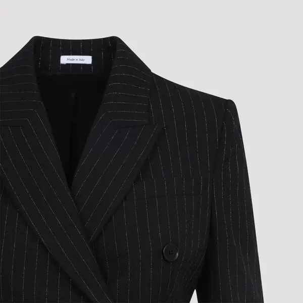Alexander McQueen Pinstripe Lurex Jacket