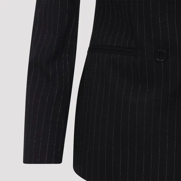 Alexander McQueen Pinstripe Lurex Jacket