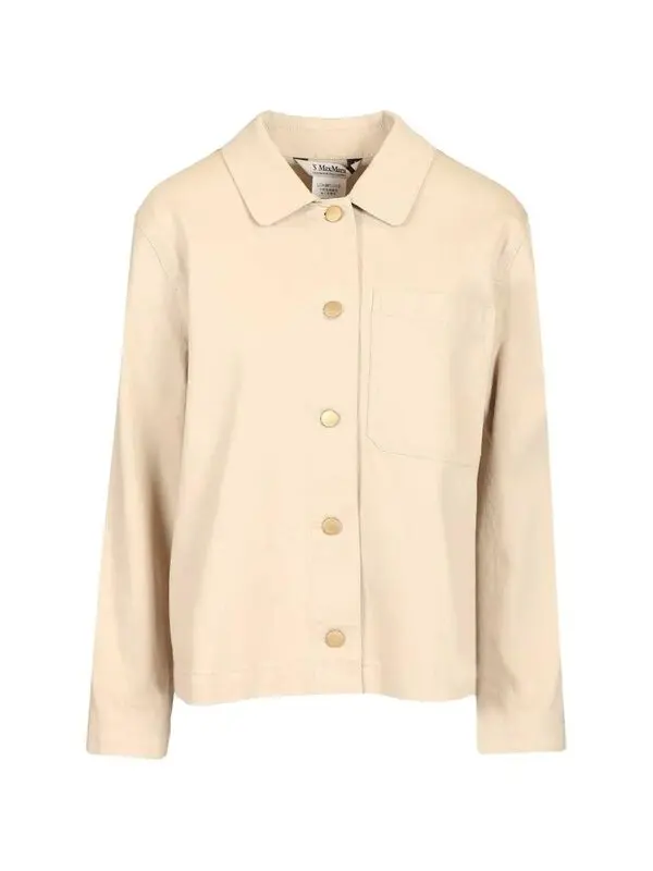 Max Mara Cotton Denim Shirt Jacket