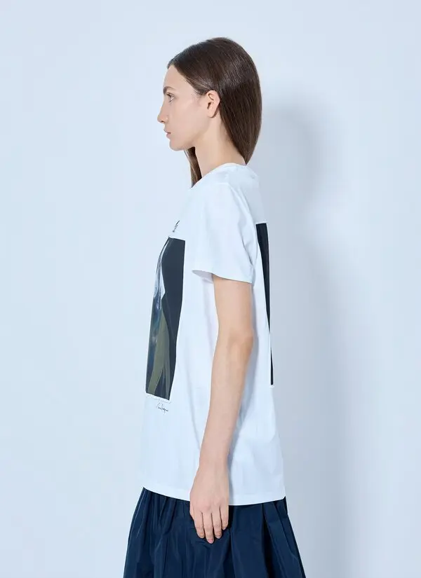 Max Mara Graphic Print Cotton T-shirt