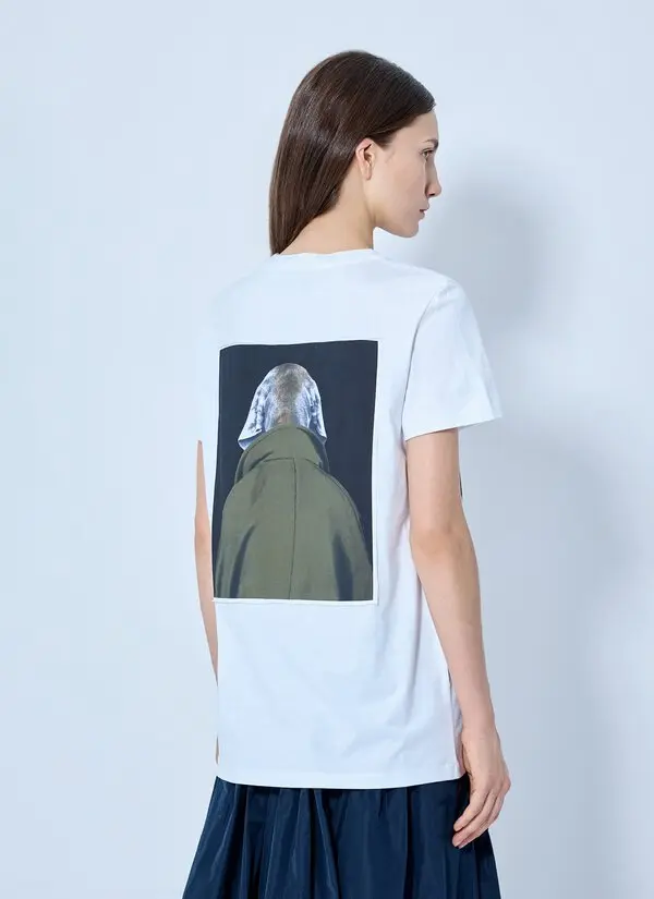 Max Mara Graphic Print Cotton T-shirt