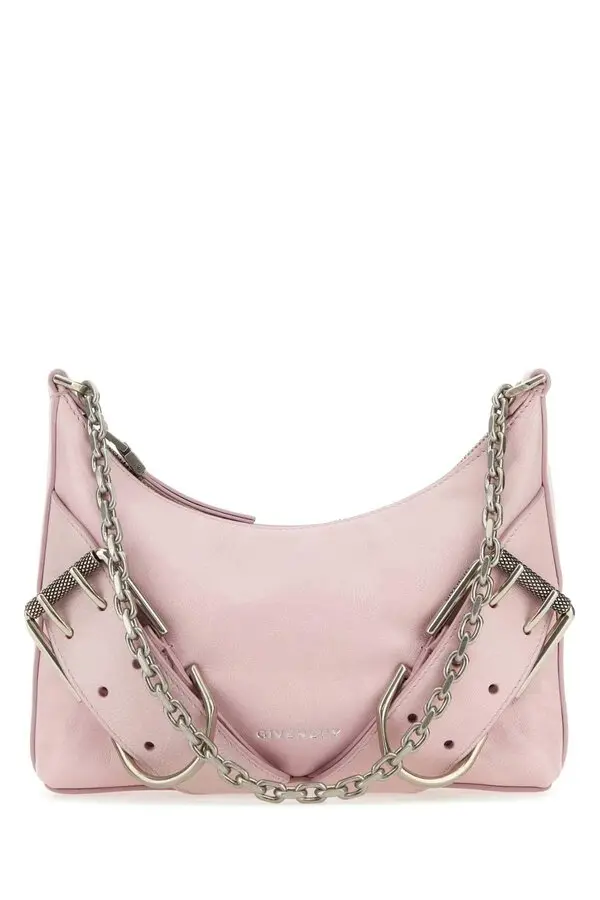 Givenchy Pastel Leather Voyou Boyfriend Party Shoulder Bag - Pink