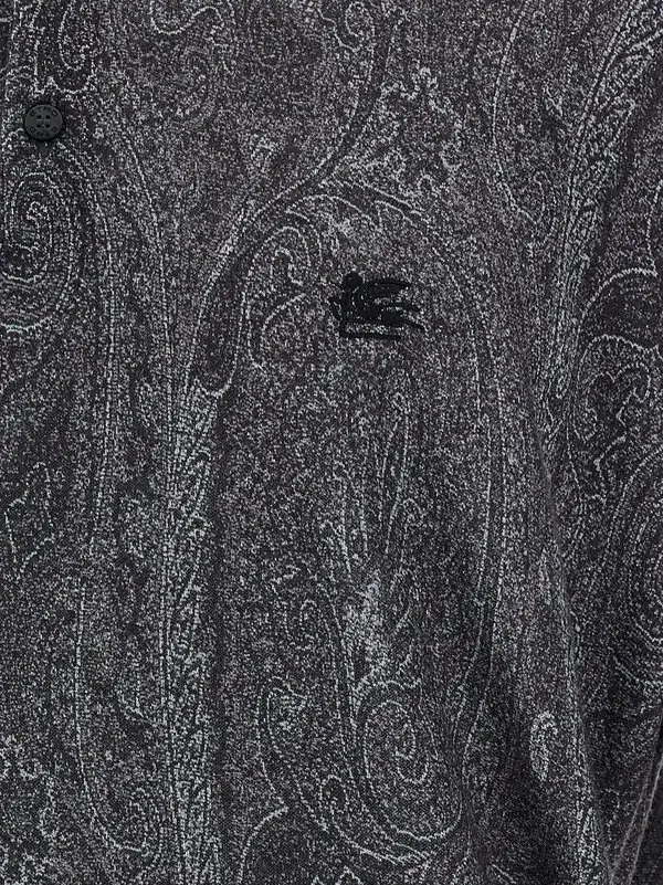 Etro Paisley' Polo Shirt - Multicolor