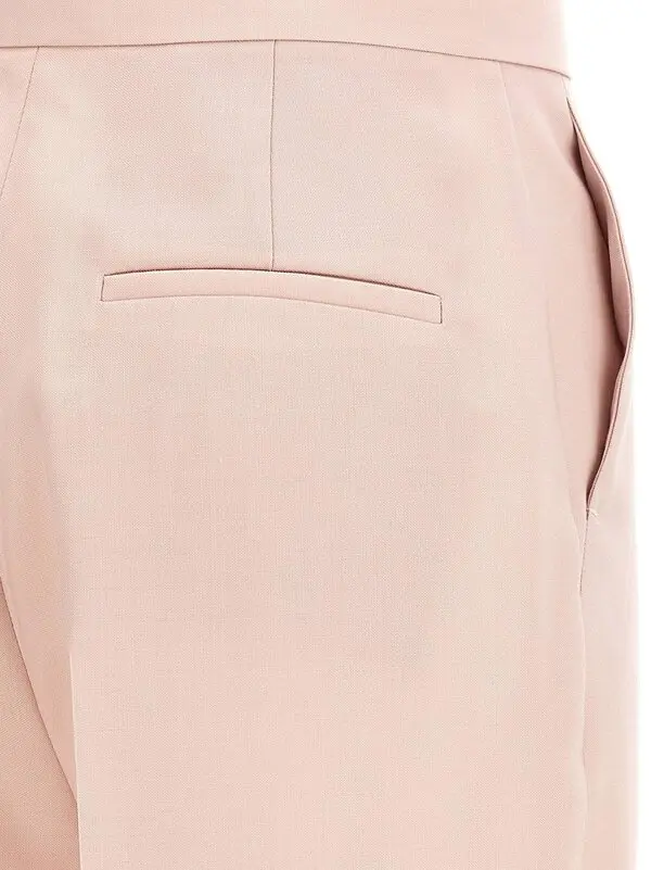 Max Mara Mxmgirone Virgin Wool, Silk And Mohair Trousers - Multicolor