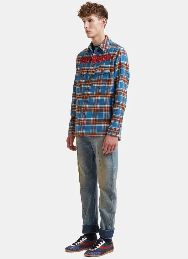 Gucci Distressed Stone Washed Jeans
