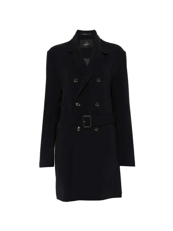 MONTECORE Double-breasted Coat With Belt