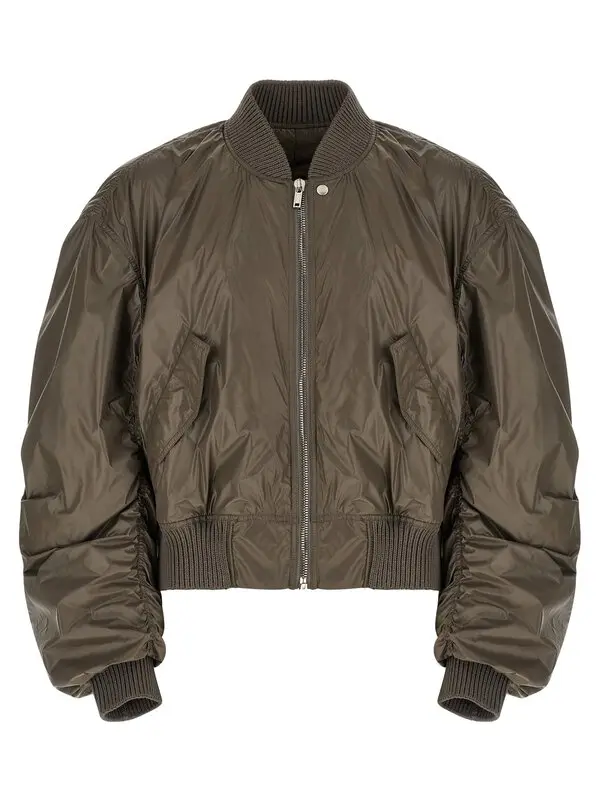 Rick Owens Secchia Flight Bomber Jacket - Gray