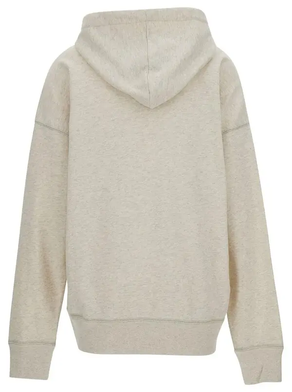 Isabel Marant Étoile Cotton Blend Oversized Hooded Sweatshirt - Multicolor