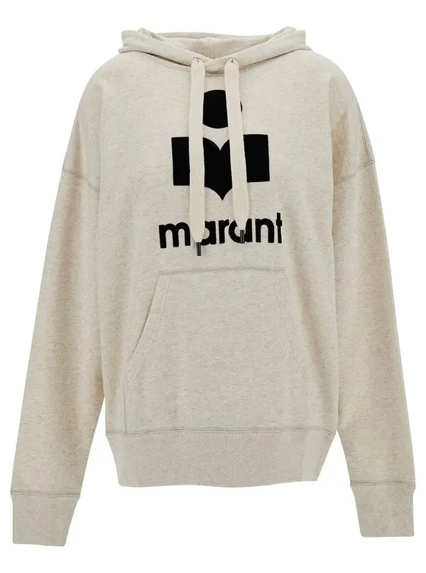 Isabel Marant Étoile Cotton Blend Hooded Sweatshirt - Multicolor