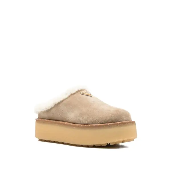 Prada Neutrals Slippers