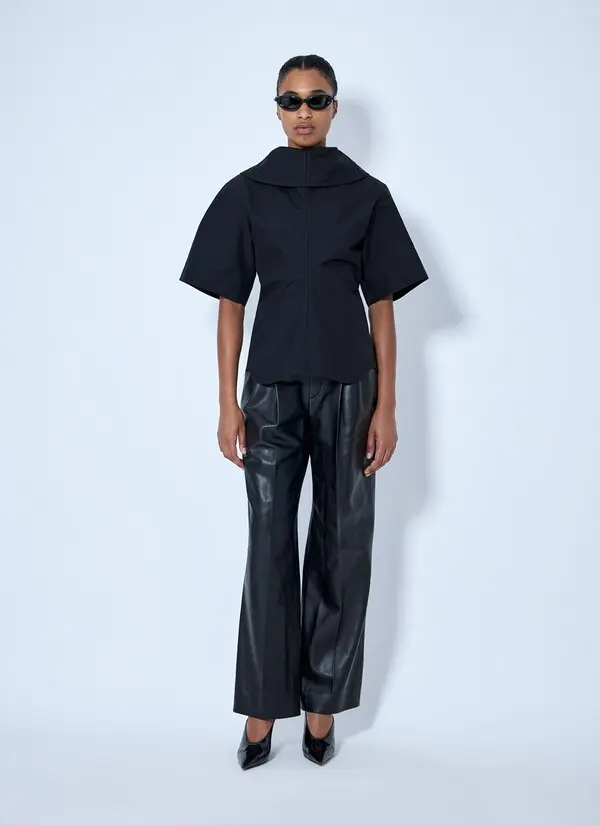 Bottega Veneta Asymmetrical Cut Top