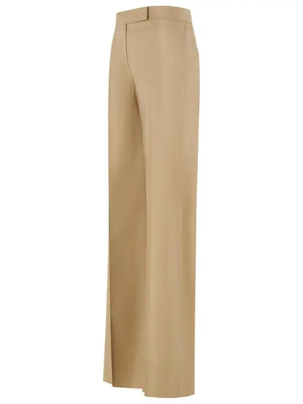 Max Mara Bronte Virgin Wool Blend Pants - Cream