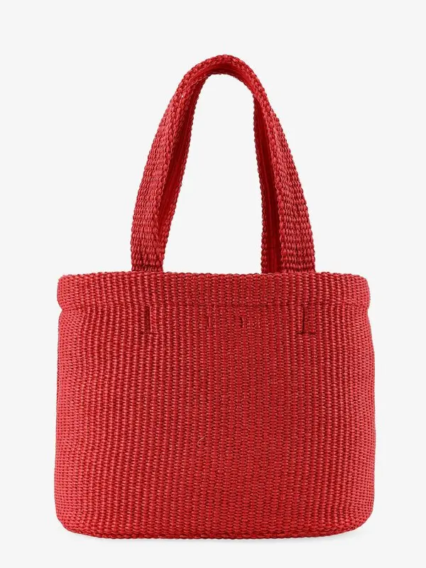 JIMMY CHOO Raffia Shopping Bag With Lettering Logo On The Front - Multicolor