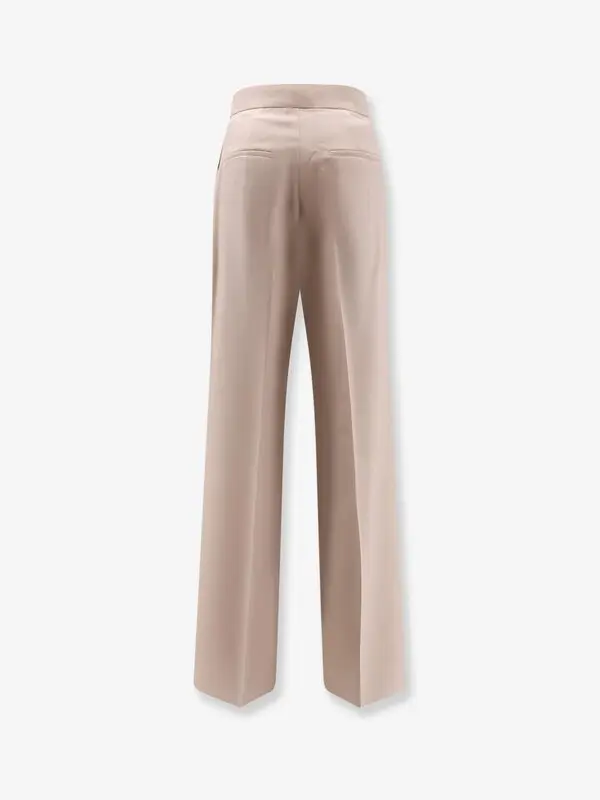 Max Mara Mxmgirone Virgin Wool, Mohair And Silk Trousers - Multicolor