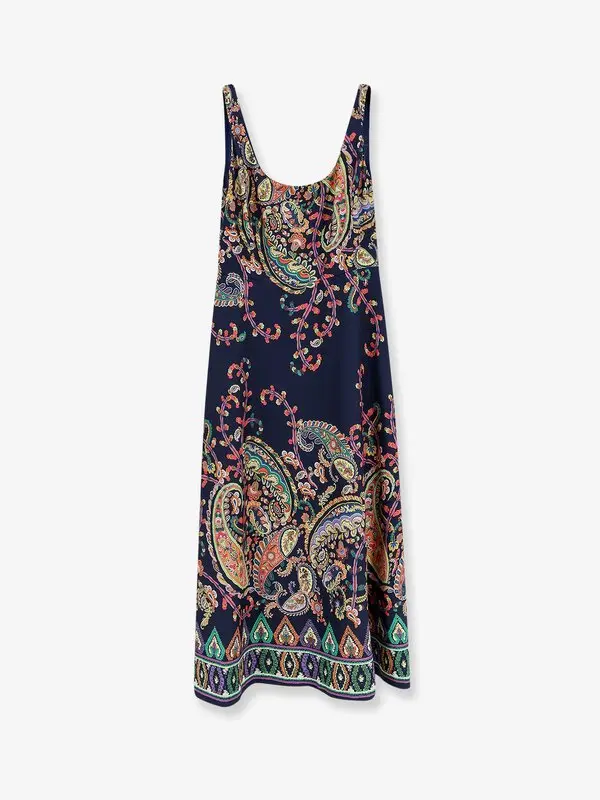 Etro Dress With Iconic Print - Multicolor