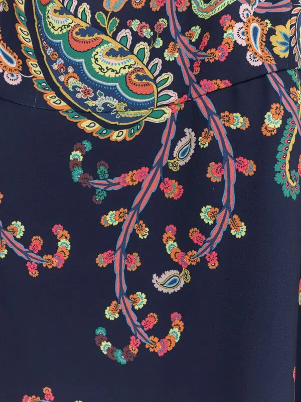 Etro Dress With Iconic Print - Multicolor