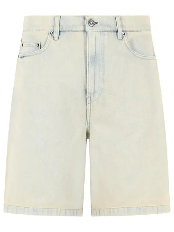 GOLDEN GOOSE Phillip Sand Cotton Bermuda Shorts - Cream