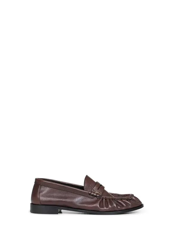 Saint Laurent Matte Leather Le Loafer Loafers - Multicolor