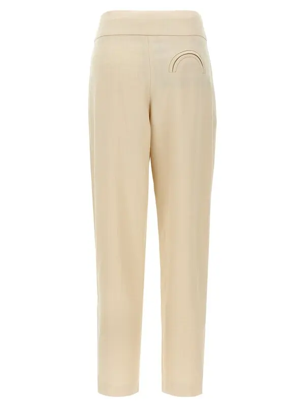 BLAZÉ MILANO Sheena Basque Pants - Cream