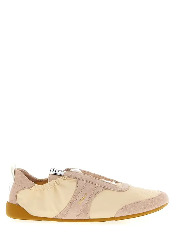 Chloé Kick' Sneakers - Cream