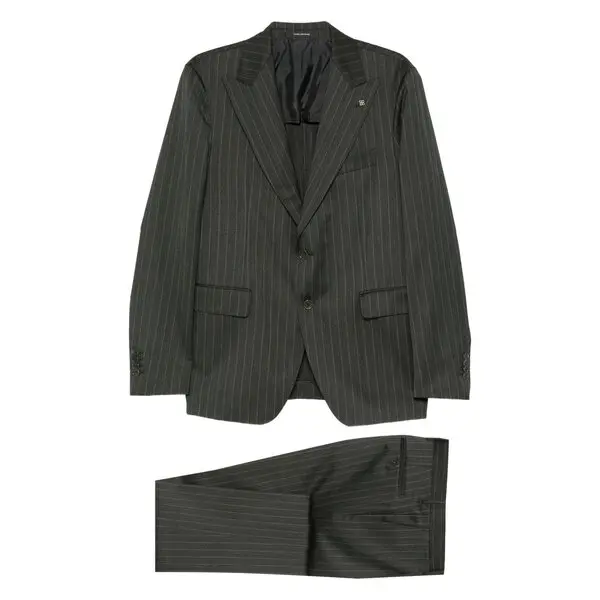 Tagliatore Grey Suits Single Breasted Suits